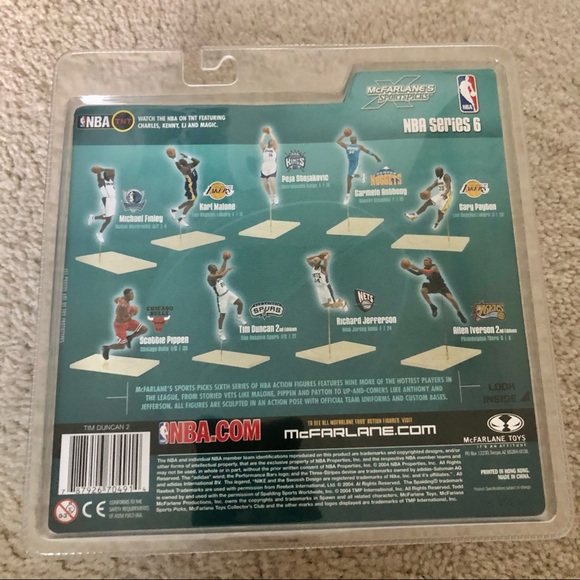 McFarlane | Toys | Mcfarlane Sportspicks Nba San Antonio Spurs Tim ...